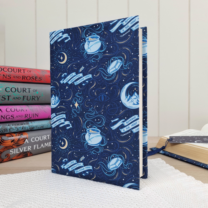 Fabric book covers – Charlie and Fox