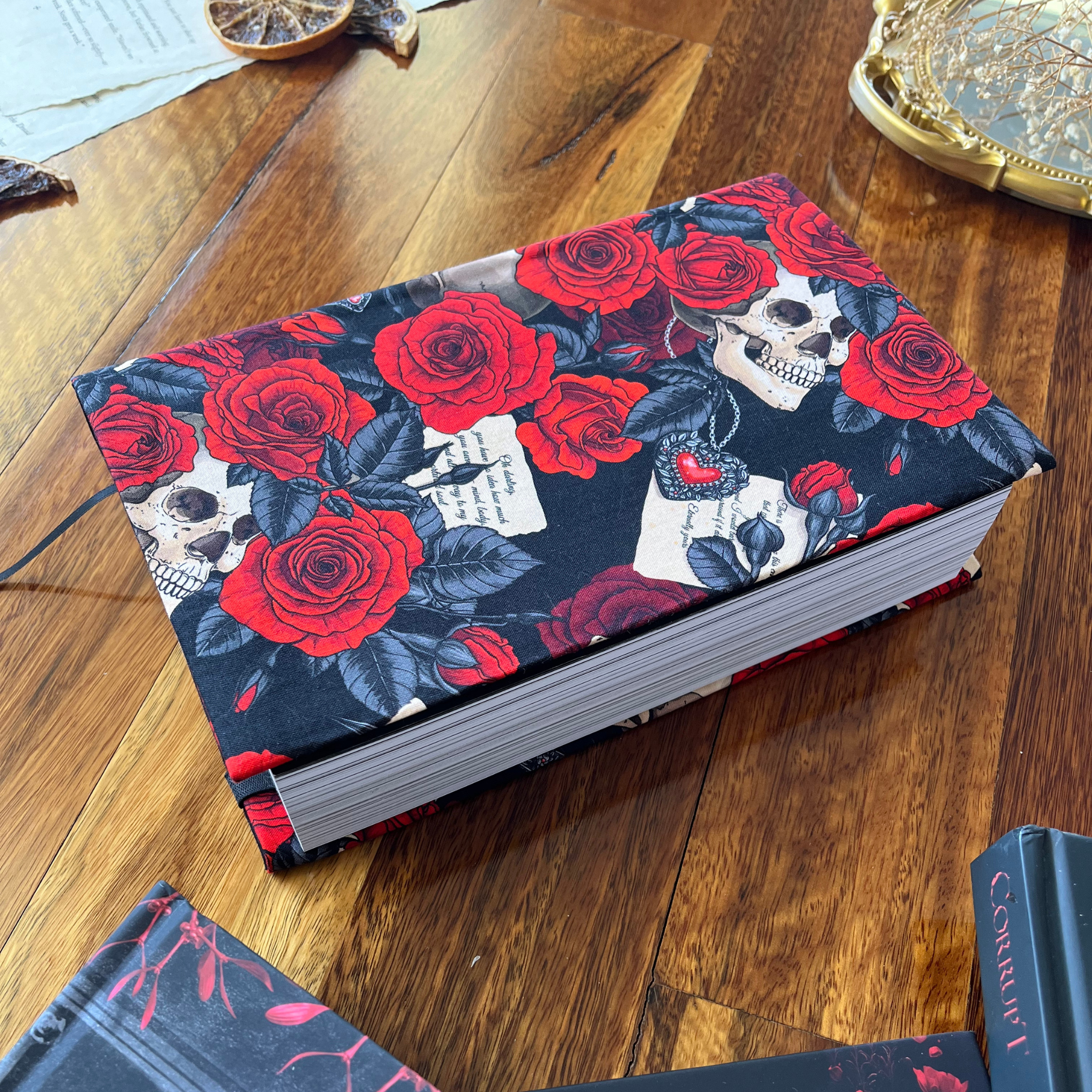 Dark Romance fabric dust jacket – Charlie and Fox