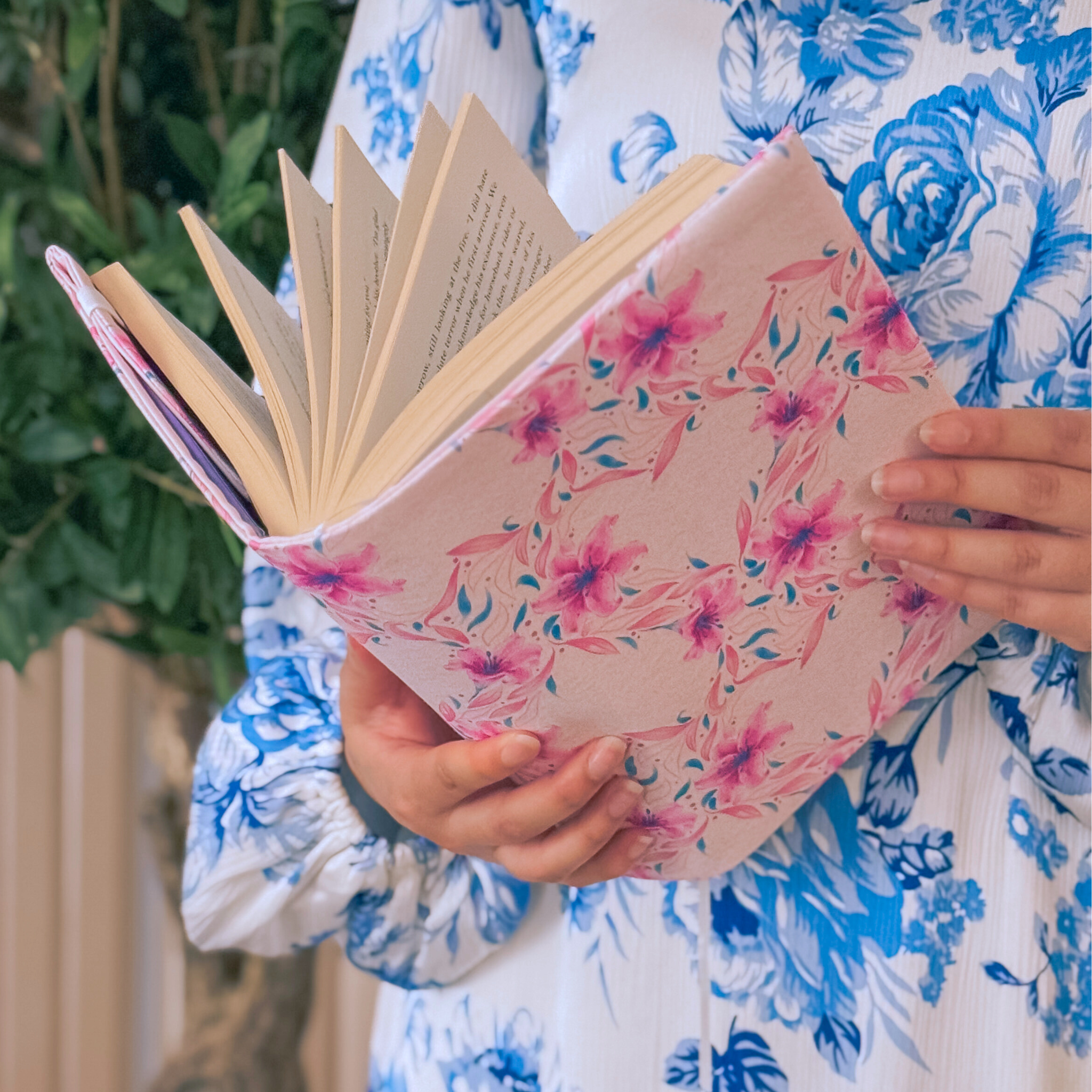Happily Ever After fabric dust jacket – Charlie and Fox