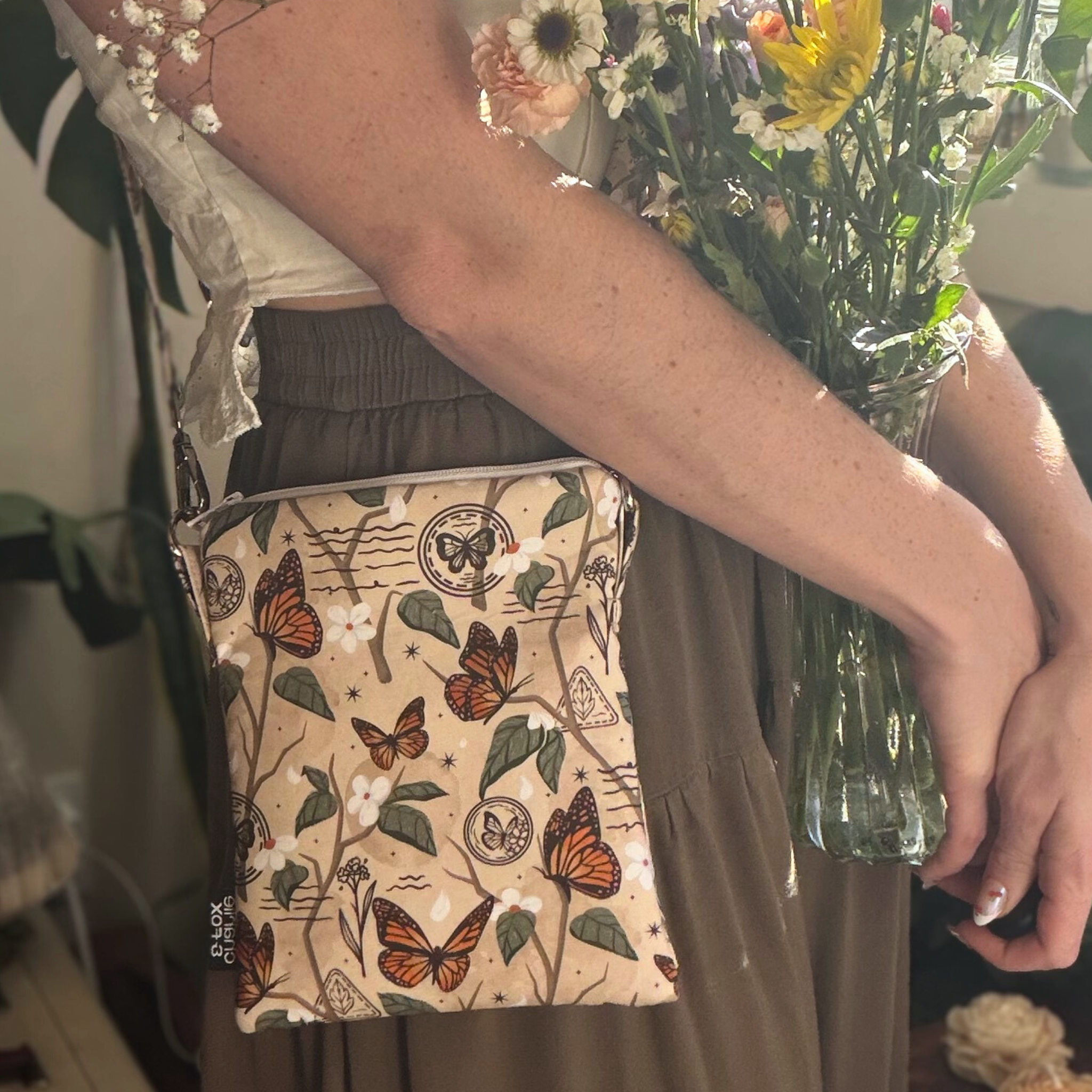 Monarch Story crossbody sleeve – Charlie and Fox