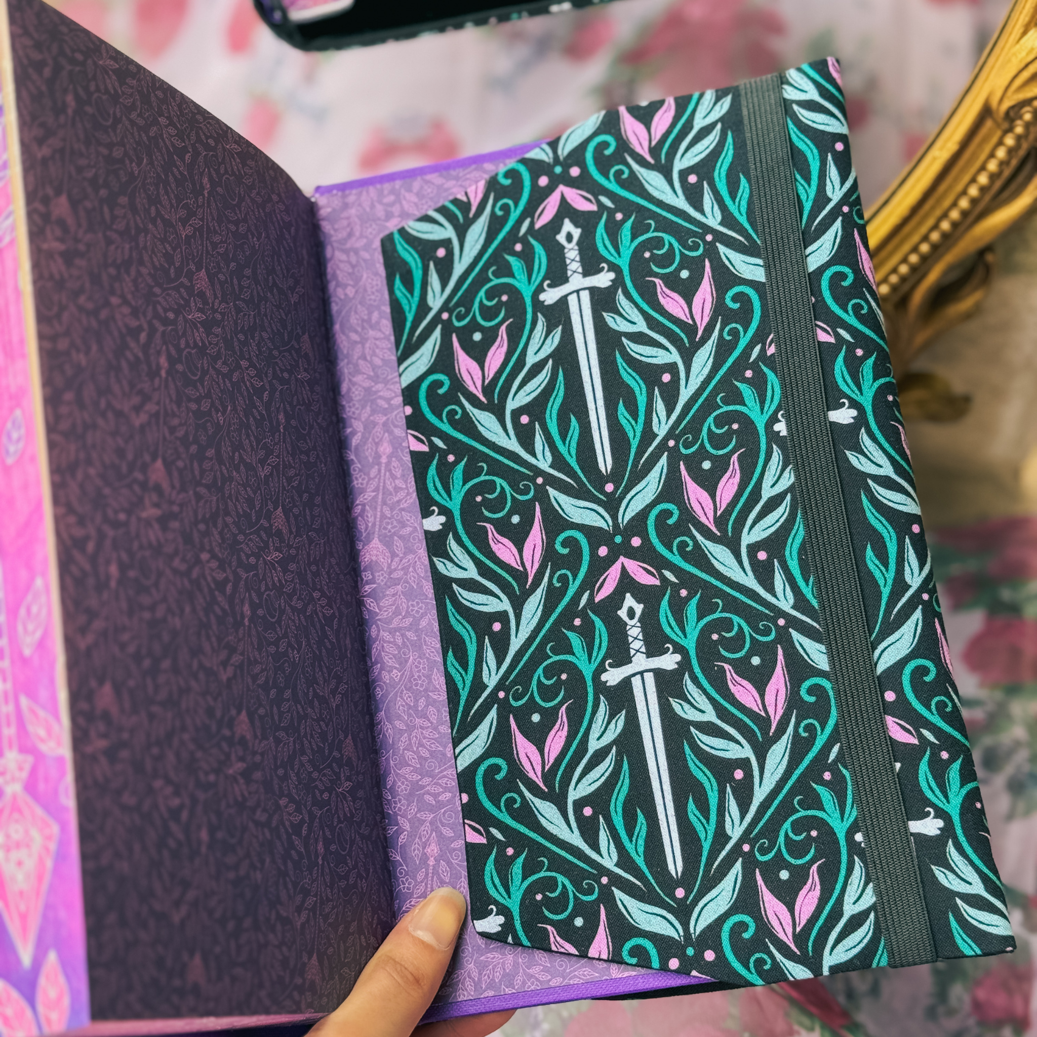 Rivals to Romance fabric dust jacket – Charlie and Fox