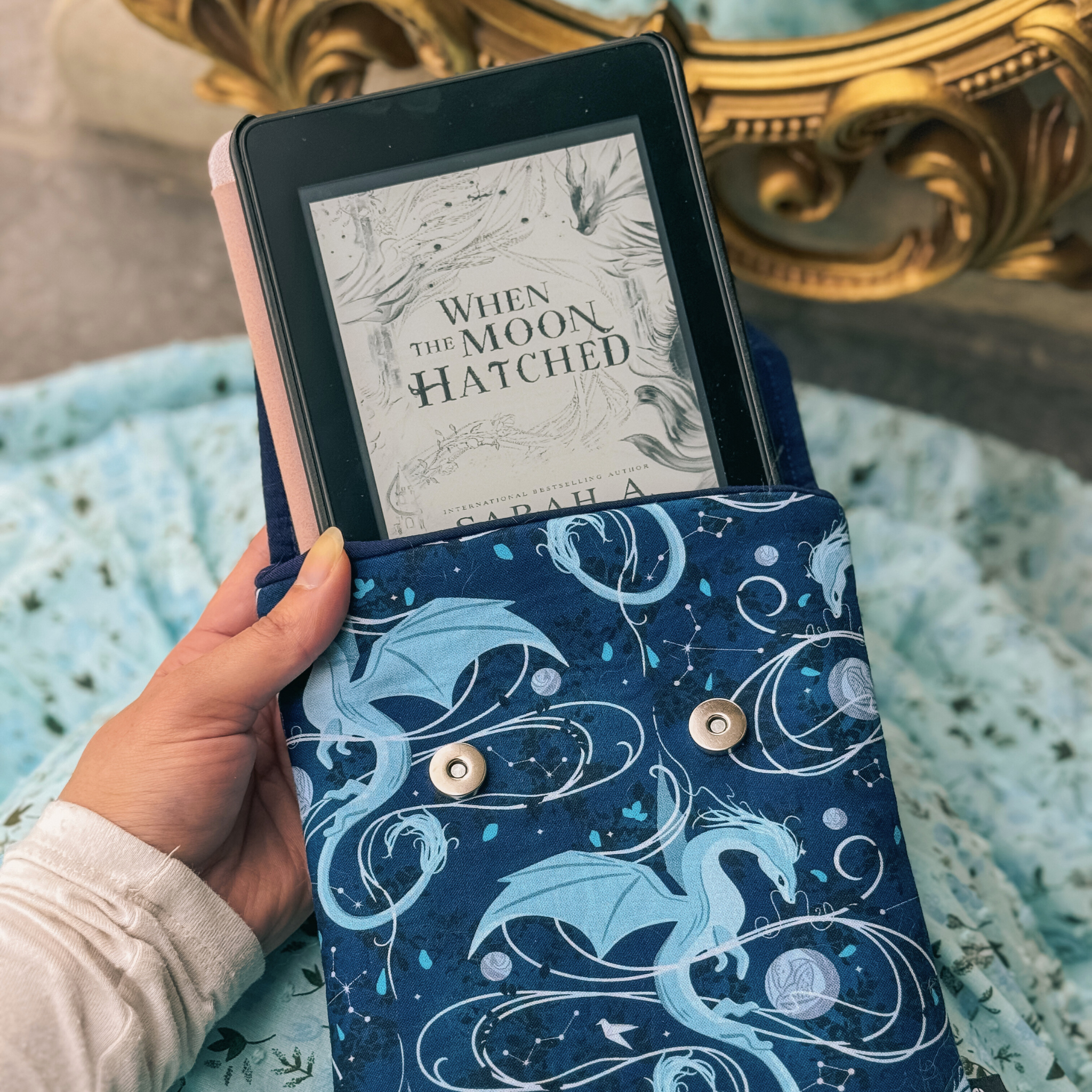Moonplume Dragon padded e-reader sleeve (When The Moon Hatched ...